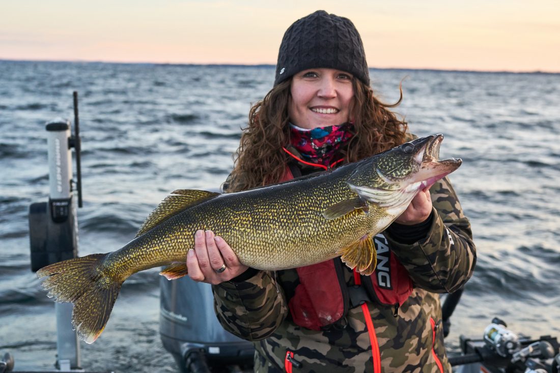 Kicking Off Fall Walleye Season! - Ashley Rae - SheLovesToFish.com