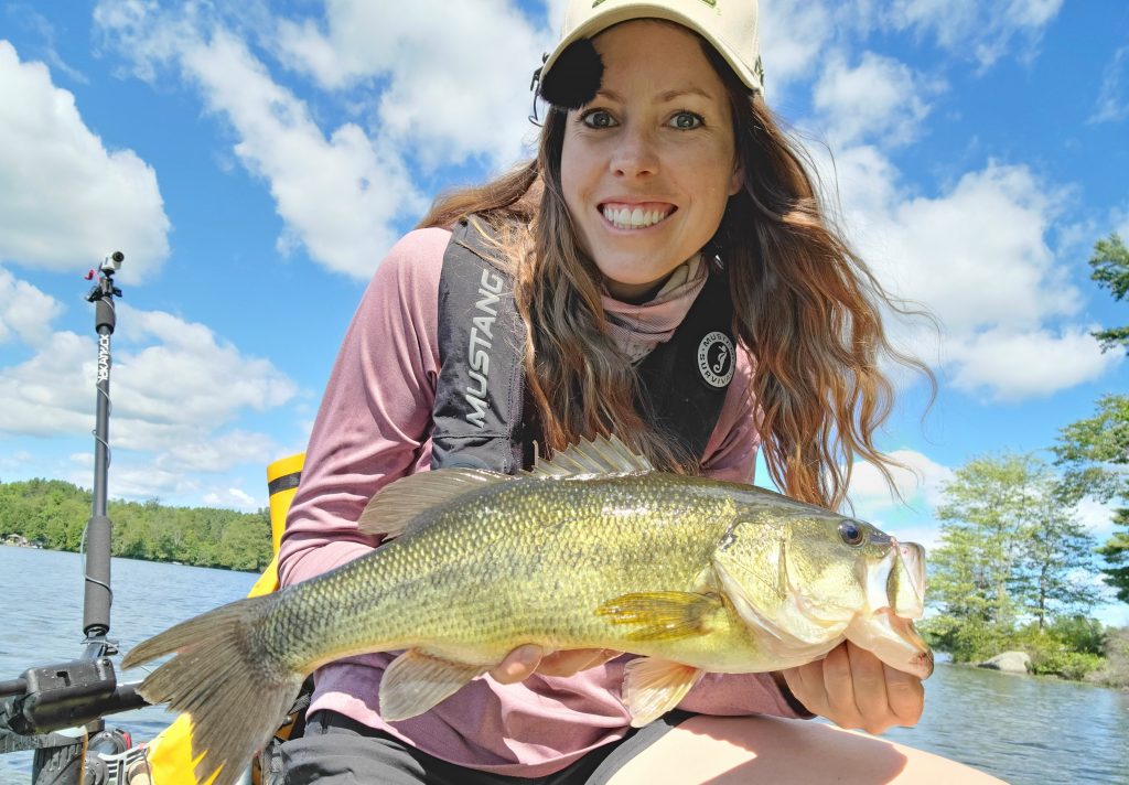 Video: Targeting Bass on Deep Weedlines Using a Jig - SheLovesToFish ...